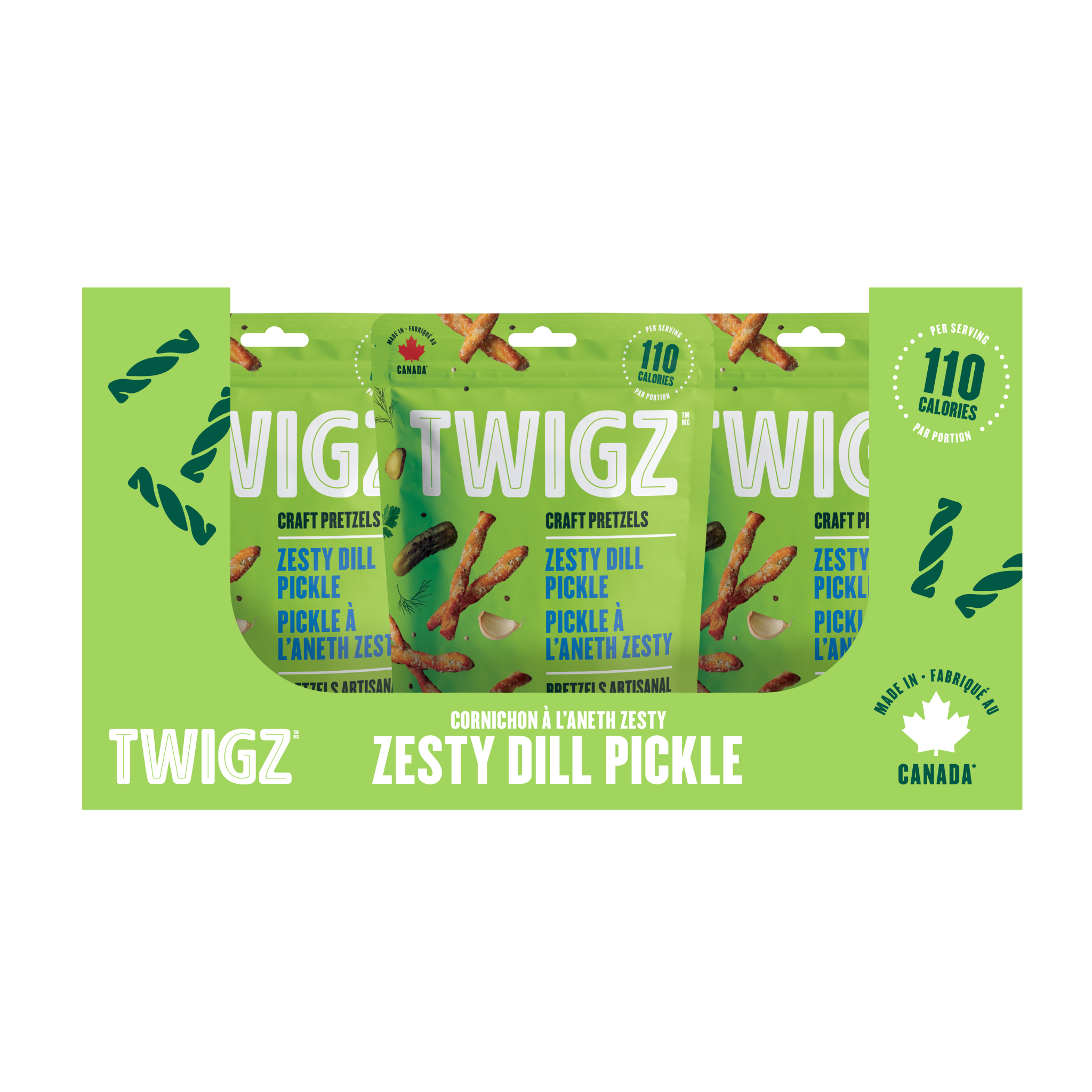 TWIGZ Zesty Dill Pickle Craft Pretzels – Twigz Craft Pretzels