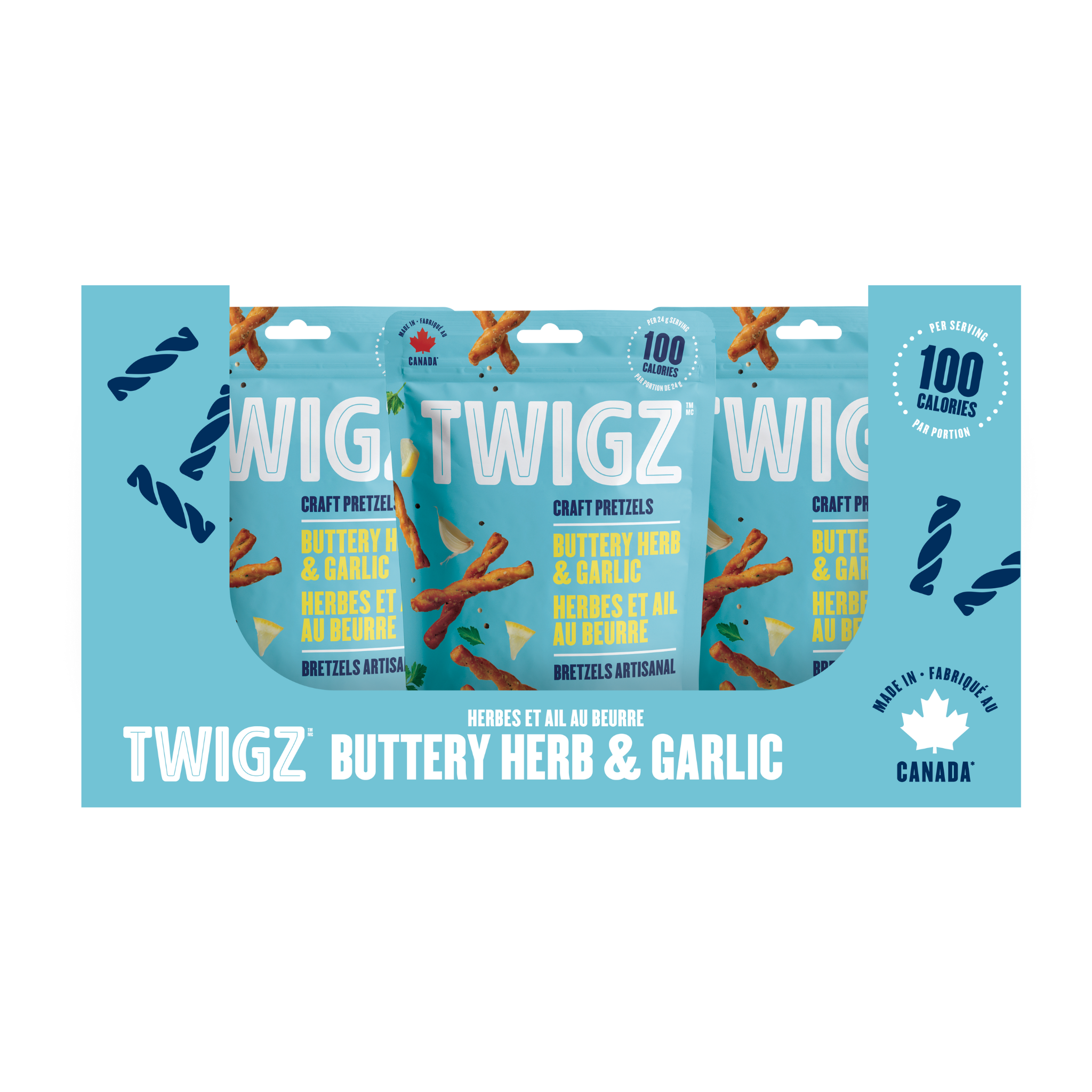 TWIGZ Buttery Herb & Garlic Craft Pretzels – Twigz Craft Pretzels