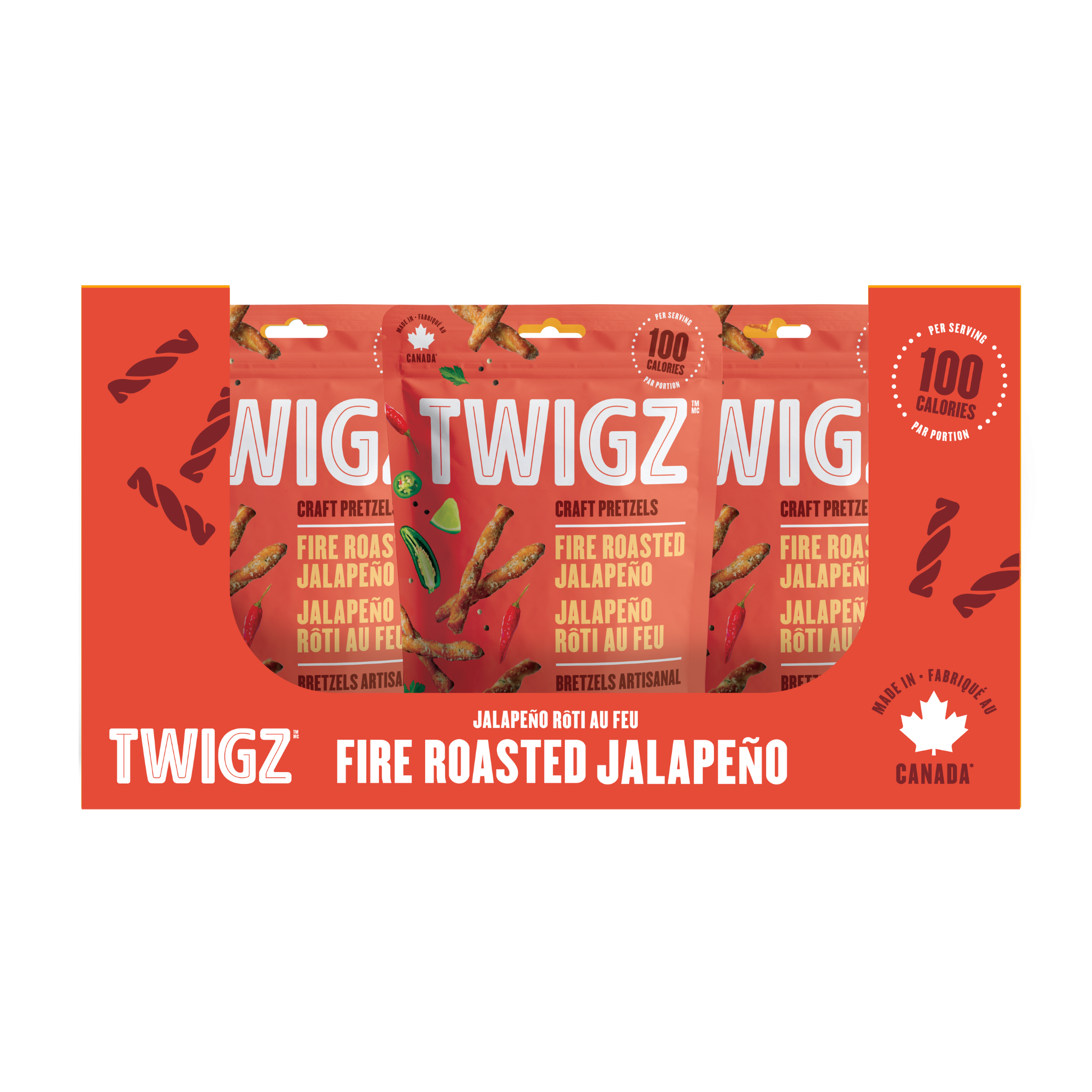 TWIGZ Fire Roasted Jalapeño Craft Pretzels – Twigz Craft Pretzels